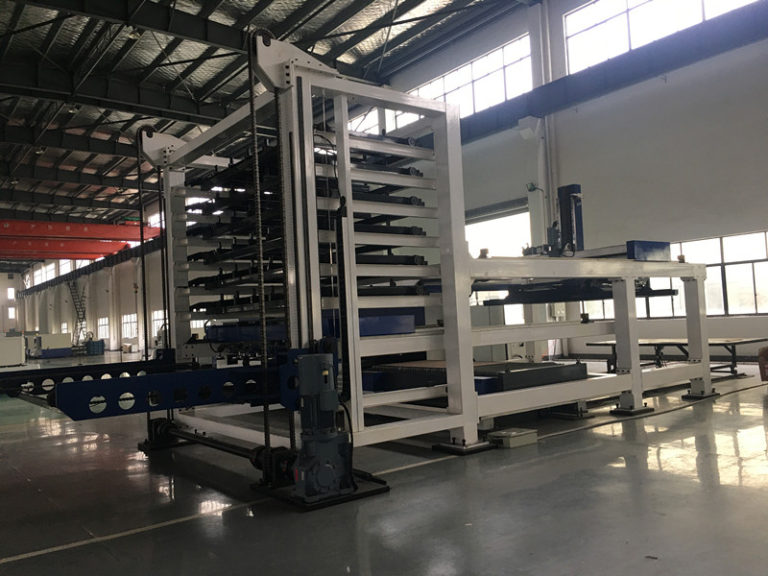 Automatic loading and unloading CNC fiber metal laser cutting machine ...