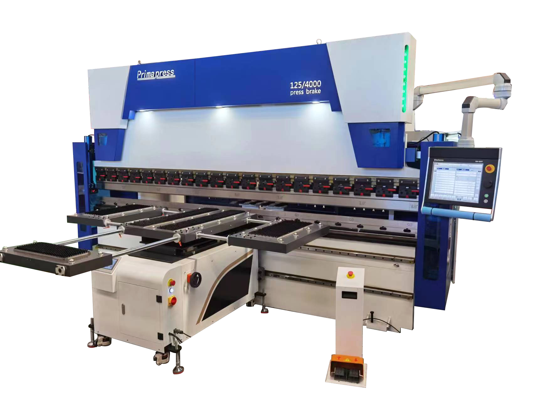8+1 axis CNC Hydraulic Press Brake Delem DA69T CNC System with Y1 Y2 X1 ...